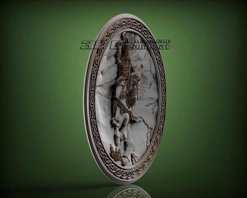 Perun God of the Pantheon 3d STL Model for CNC Router - Etsy