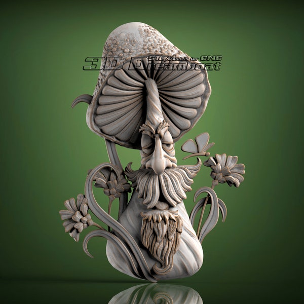 3d Mushroom Cnc Files - Etsy