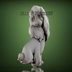 Lady and the Tramp, 3d STL Model for CNC Router, Artcam, Vetric ...