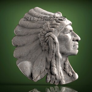 Indian Man, 3d STL Model for CNC Router, Artcam, Vetric, Engraver ...