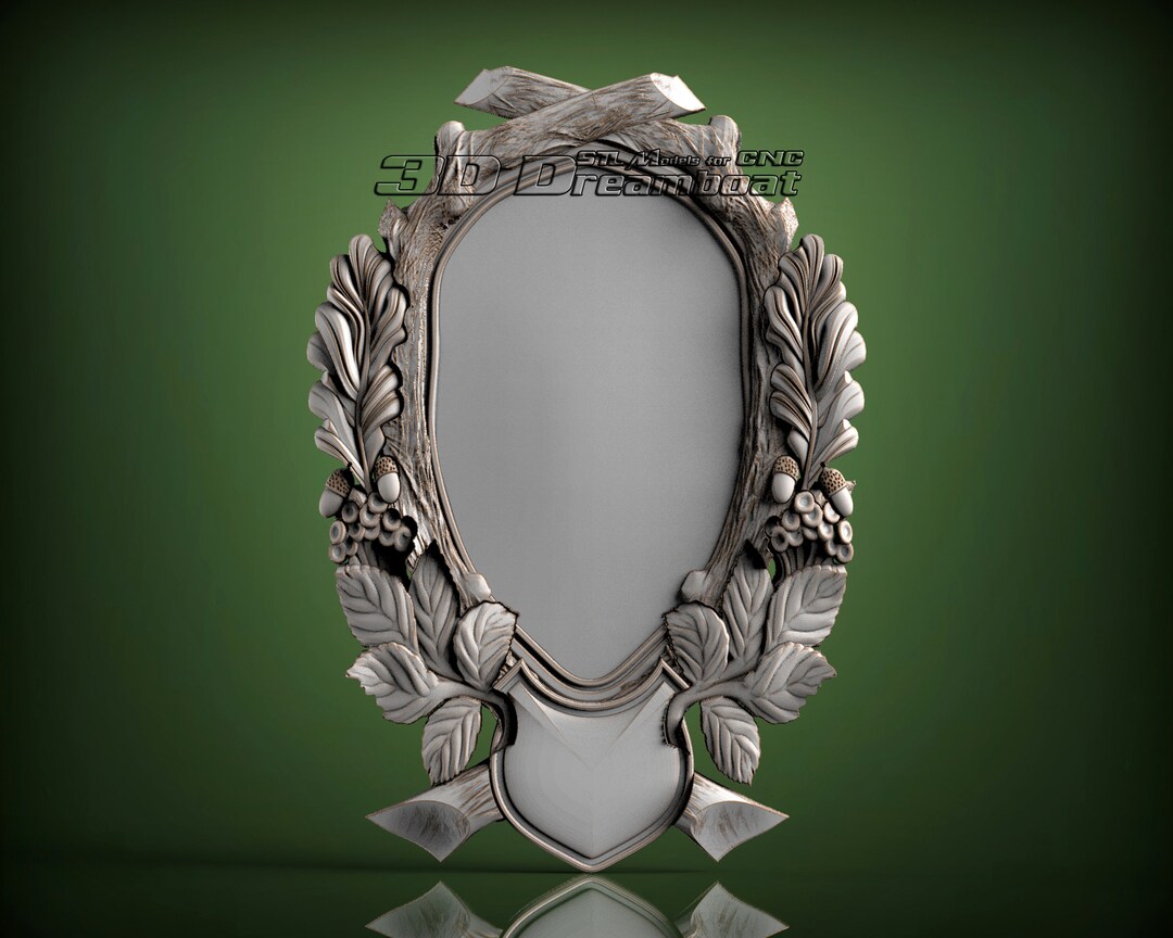 Pod Trofe, 3d STL Model for CNC Router, Artcam, Vetric, Engraver ...