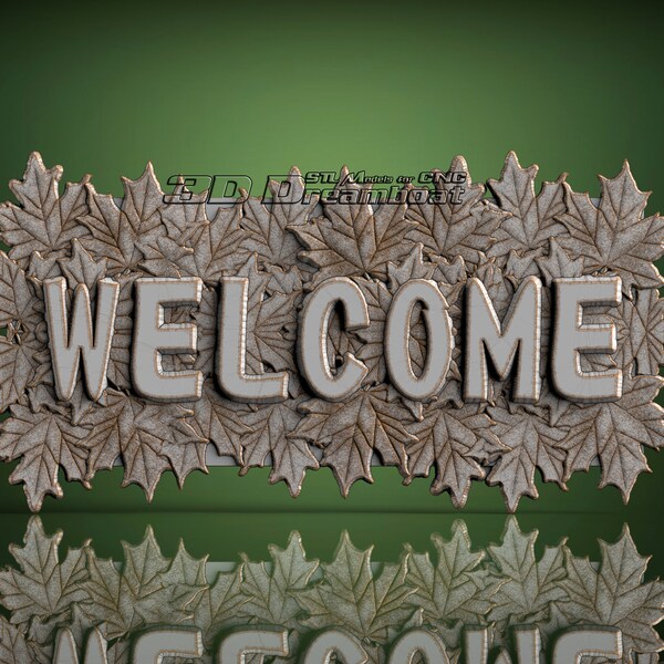 Welcome Sign Stl - Etsy