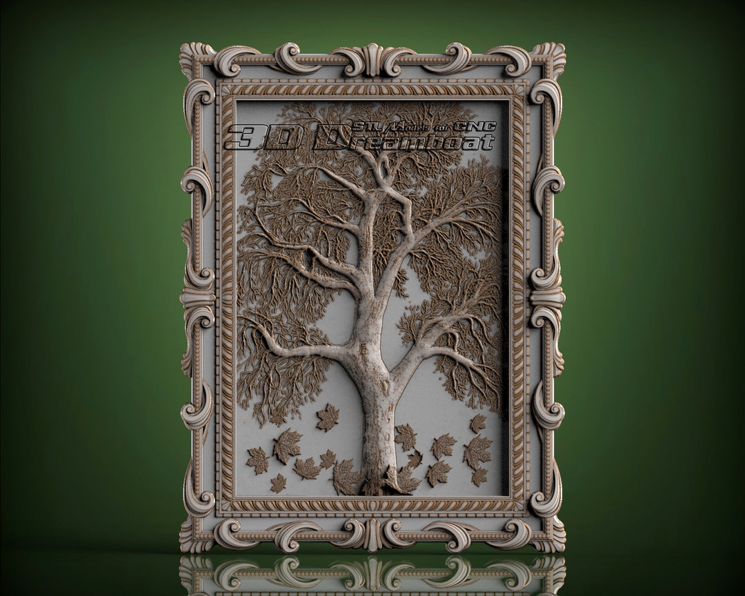 Tree of Life, 3d STL Model for CNC Router, Artcam, Vetric, Engraver ...