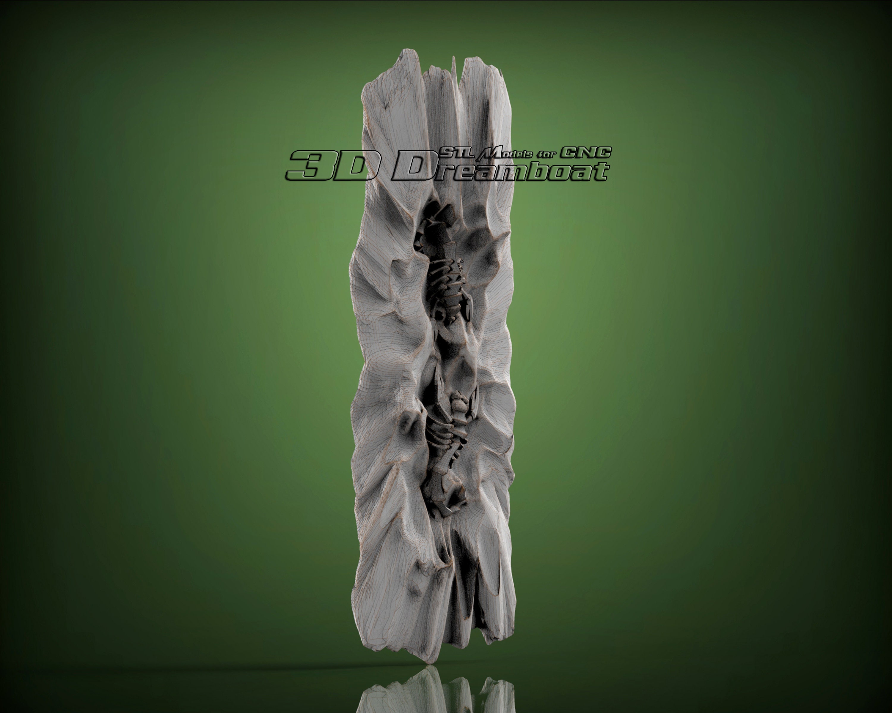 Skorpion, 3d STL Model for CNC Router, Artcam, Vetric, Engraver, Relief ...