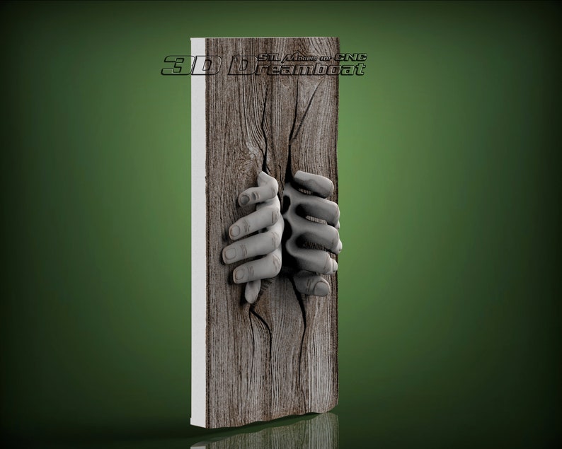 Open Hands 3d STL Model for CNC Router Artcam Vetric - Etsy