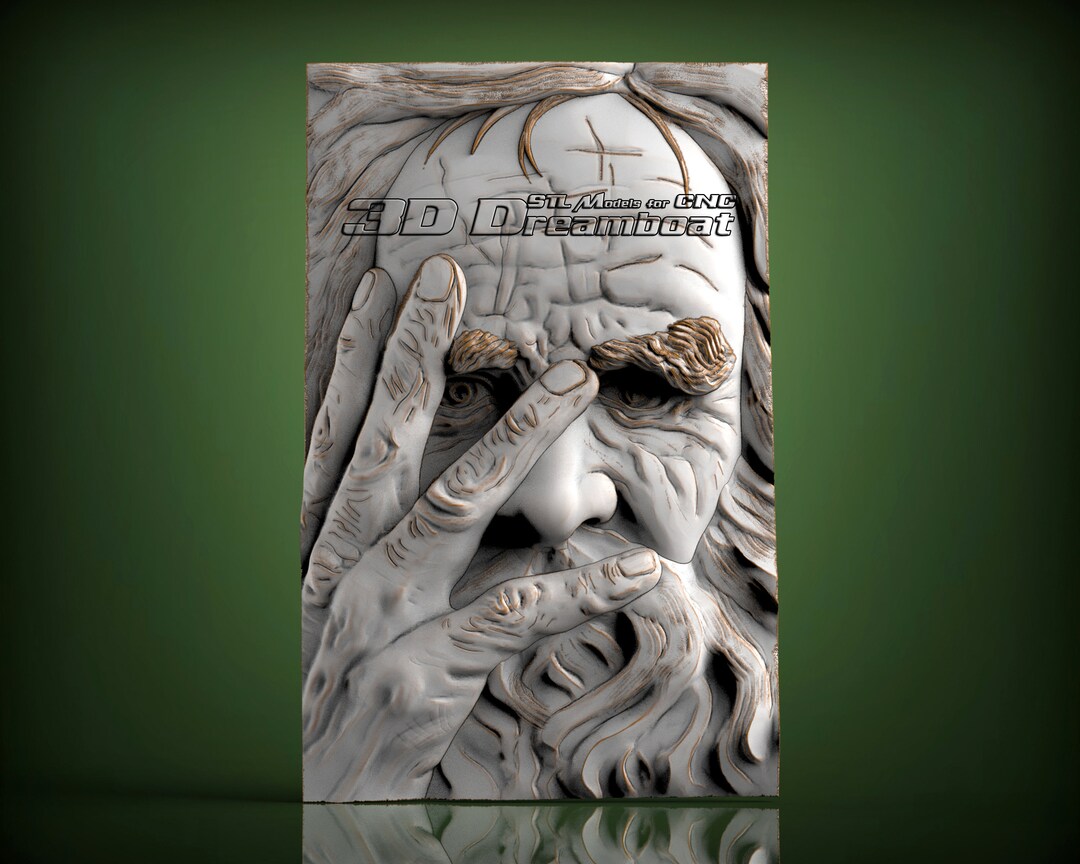 Saint Peter, 3d STL Model for CNC Router, Artcam, Vetric, Engraver ...