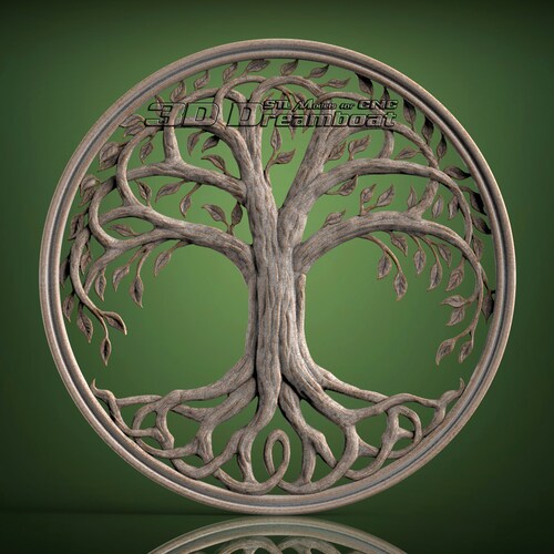 Tree of Life 3d STL Model for CNC Router Artcam Vetric - Etsy