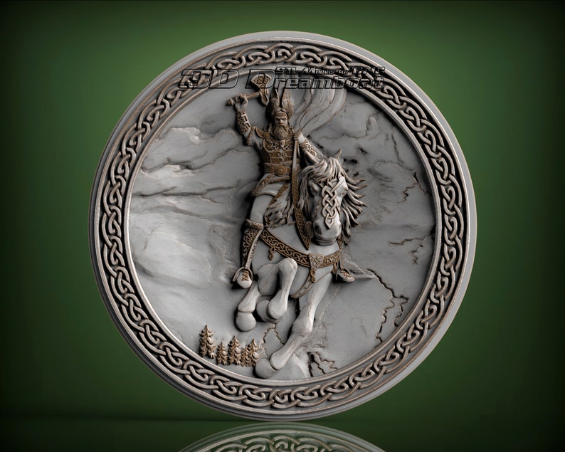 Perun God of the Pantheon 3d STL Model for CNC Router - Etsy