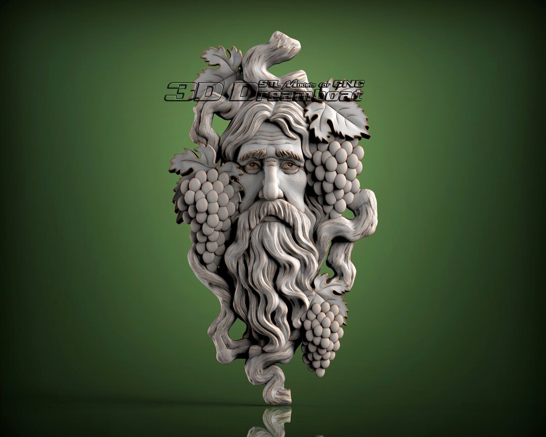 Grappe Man, 3d STL Model for CNC Router, Artcam, Vetric, Engraver ...