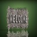 Welcome Sign, 3d STL Model for CNC Router, Artcam, Vetric, Engraver ...