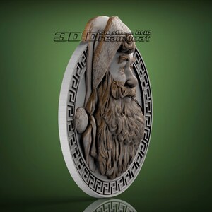 Santa Head, 3d STL Model for CNC Router, Artcam, Vetric, Engraver ...