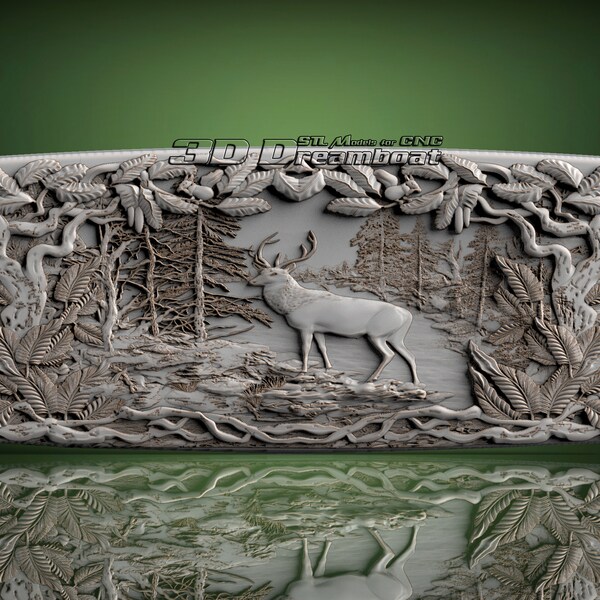 Deer Relief Model - Etsy