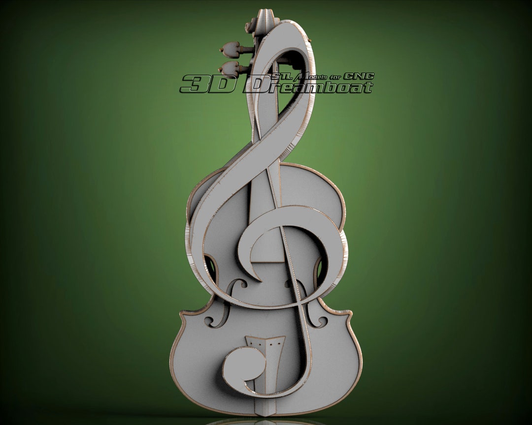 Sol Key, 3d STL Model for CNC Router, Artcam, Vetric, Engraver, Relief ...