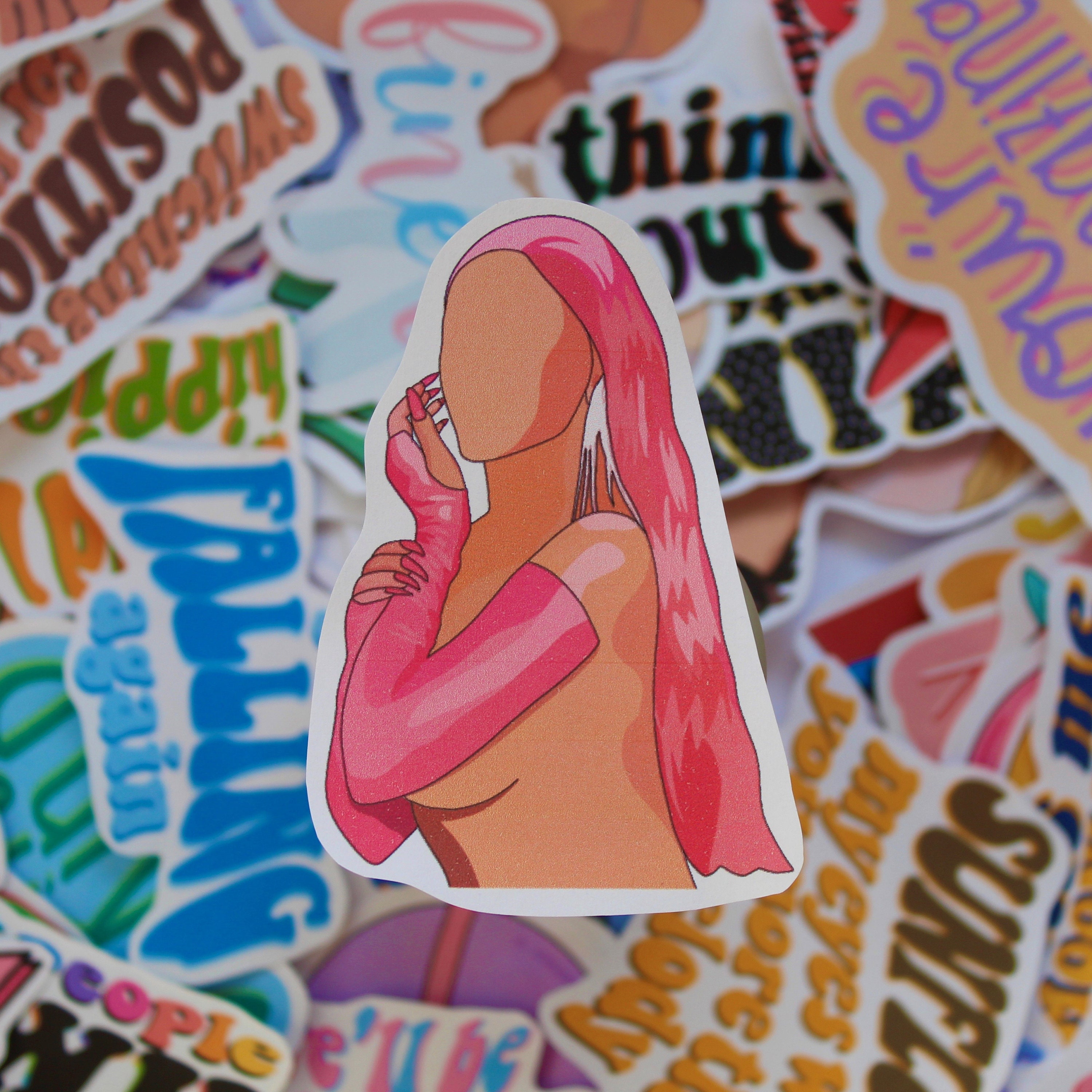 Doja Cat Hot Pink Album Cover Sticker Etsy