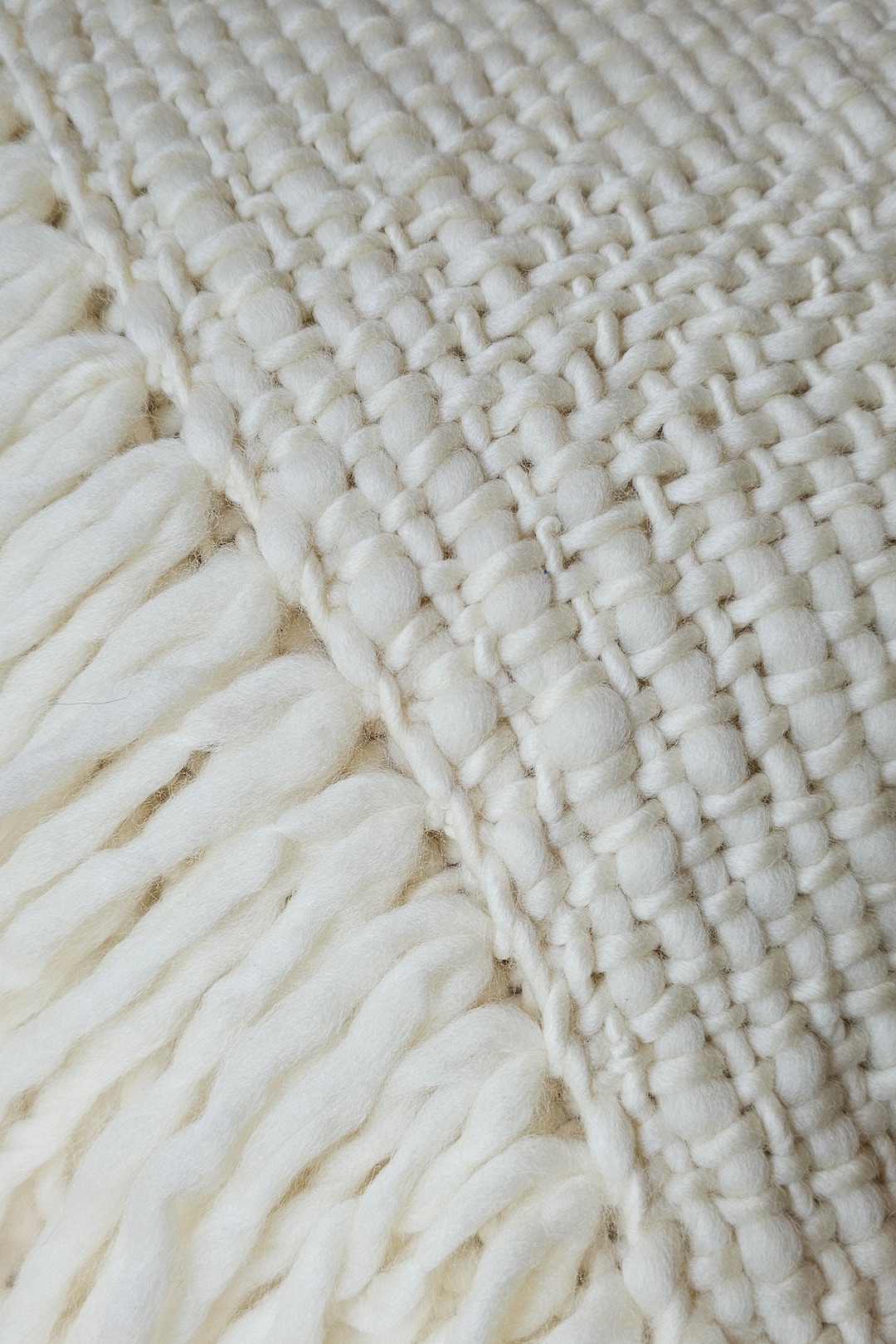 Chalina De Lana Merino XL. Chal De Color Crudo Natural, Súper Suave ...