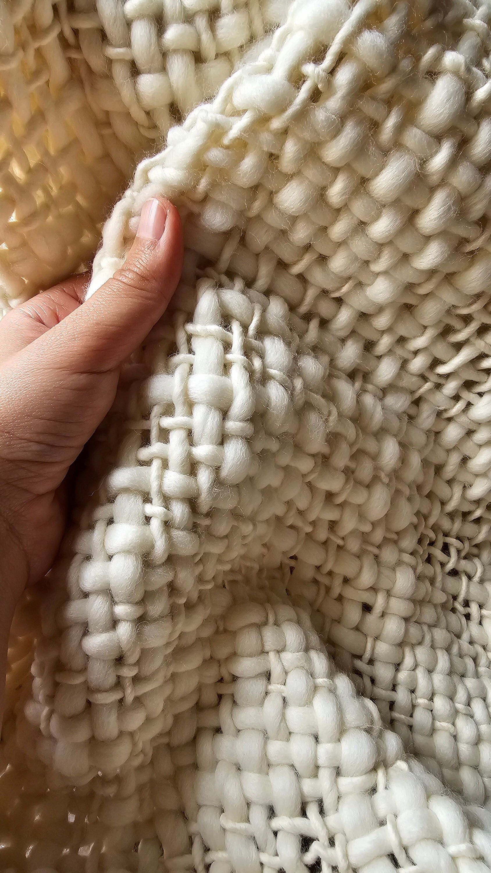 Chalina De Lana Merino XXL. Chal De Color Crudo Natural Súper - Etsy