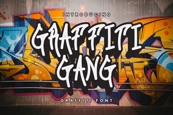 Gangsta Graffiti Lettertype Gang Letters Graffiti Vector Images (63)