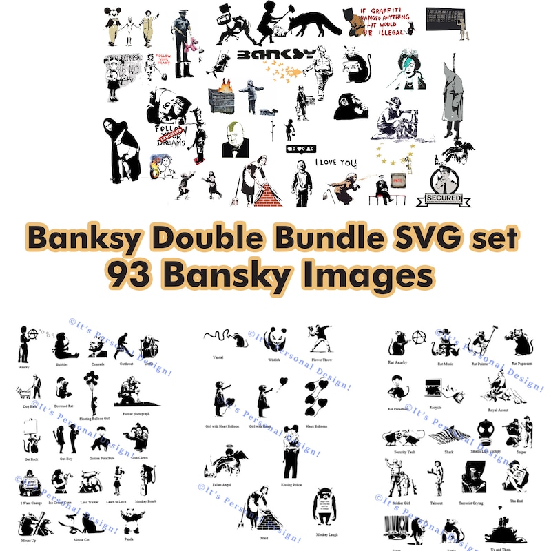Banksy Files Png Svg - Etsy UK