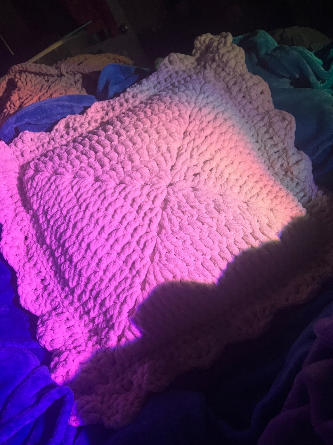 Ravioli Crochet Pillow - Etsy