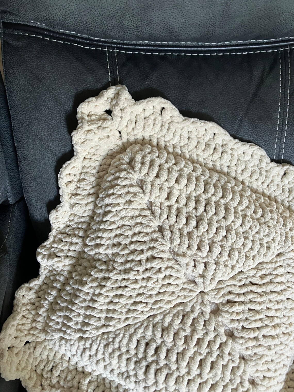 Ravioli Crochet Pillow - Etsy