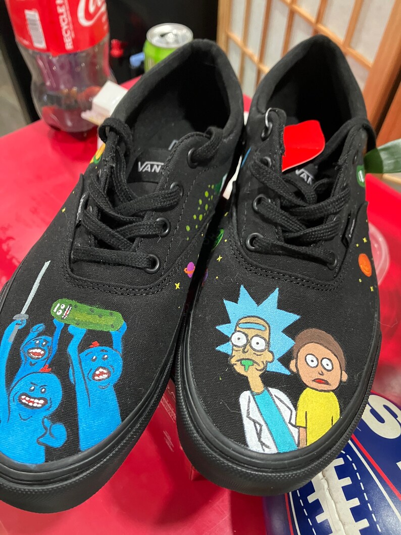 Custom Hand Painted Vans - Etsy