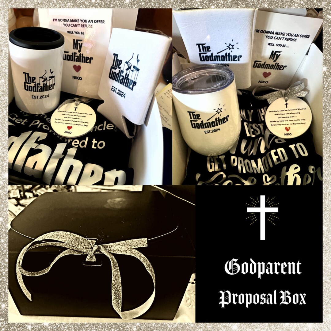 Godparent Proposal Box - Etsy