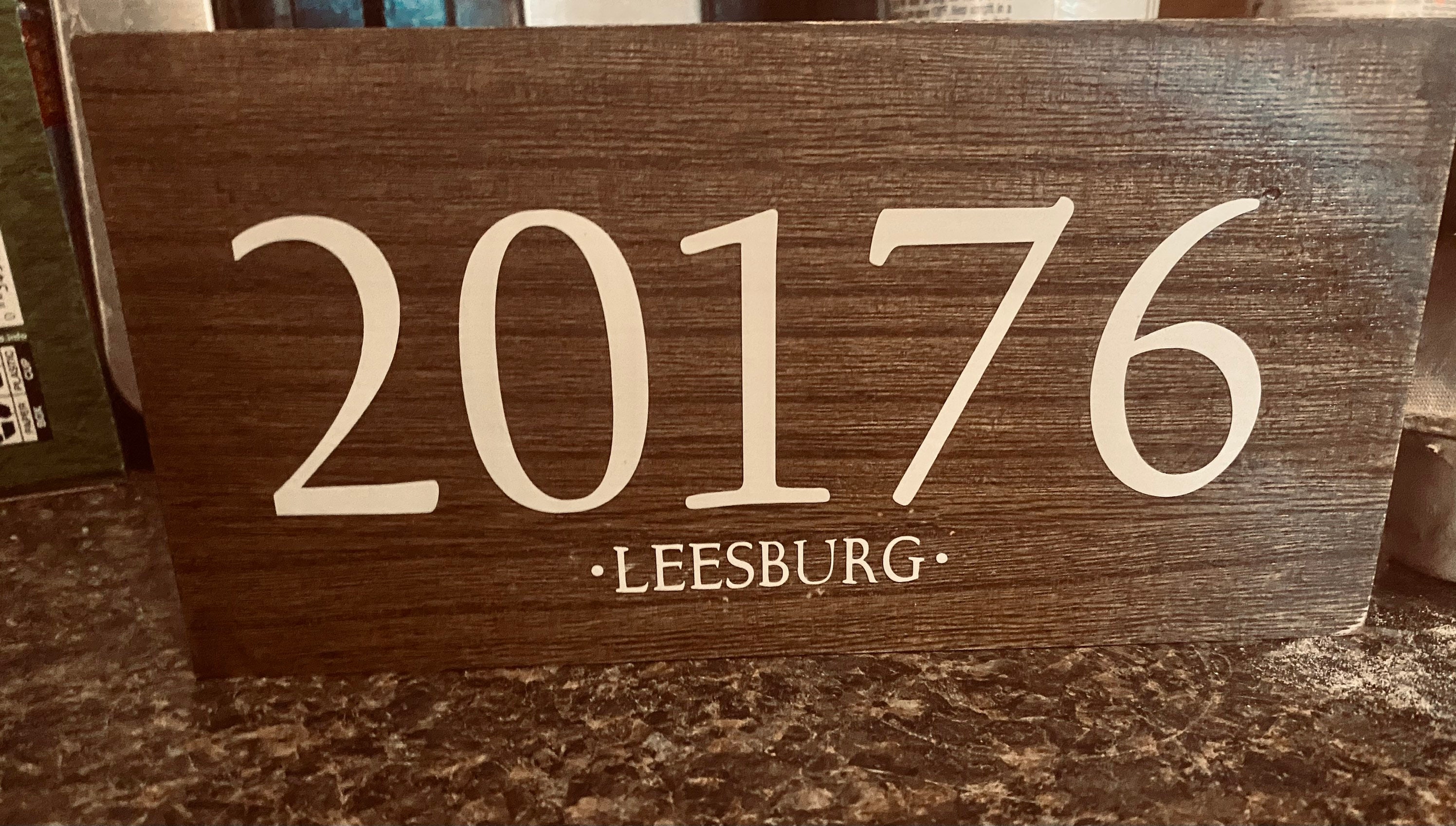 Zip Code Wood Sign - Etsy