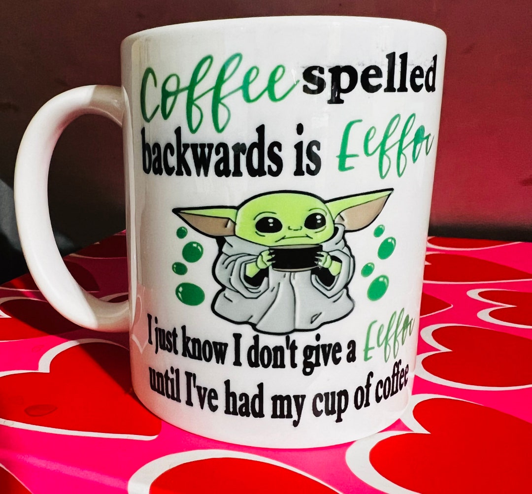 Baby Yoda Coffee Cup - Etsy