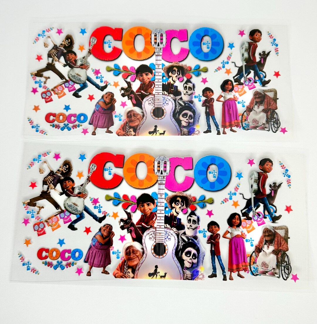 Coco Disney Movie UV Dtf Wraps - Etsy