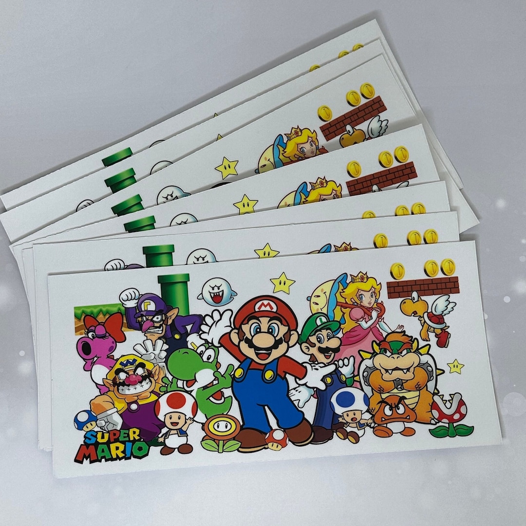 Mario Bros UV DTF Wraps - Etsy