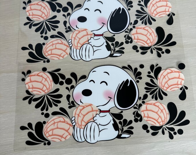 Snoopy Concha UV DTF Wrap - Etsy