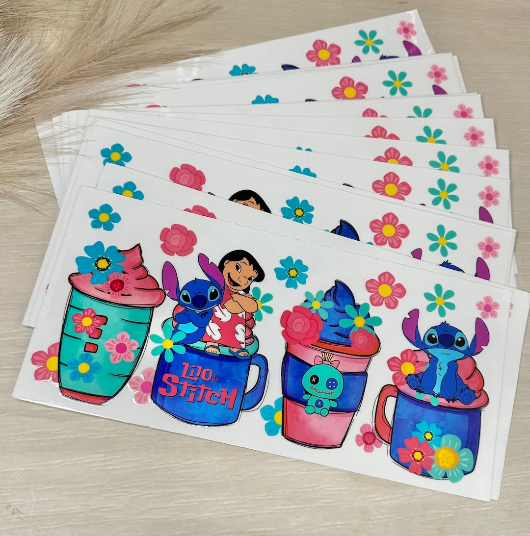 Disney Lilo & Stitch UV DTF Wraps - Etsy