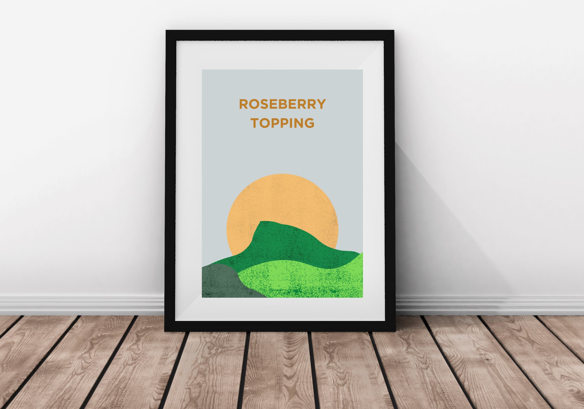 Roseberry Topping Art Print / Wall Art / North East / Teesside - Etsy