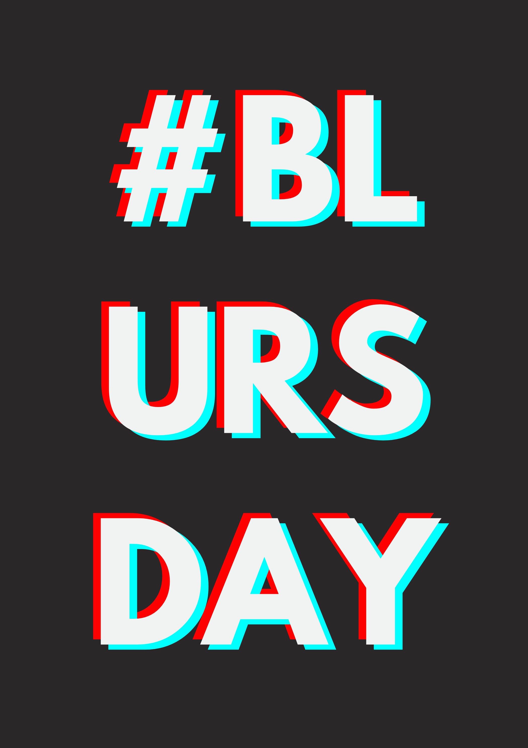 BLURSDAY Art Print / Inspirational Wall Print / Fun Quote Art | Etsy