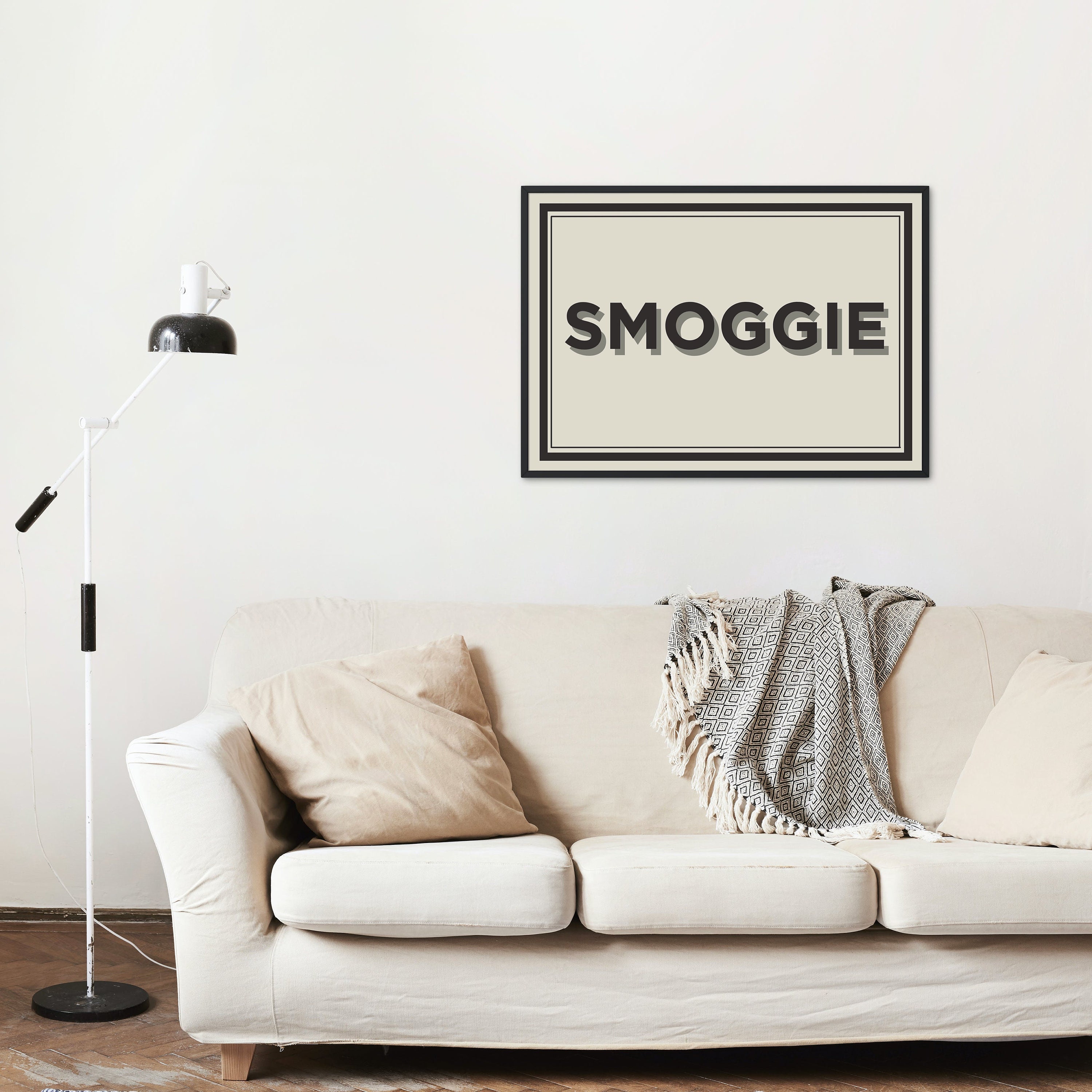 Smoggie Print – Teesside Typography Wall Art, Middlesbrough Gift for ...