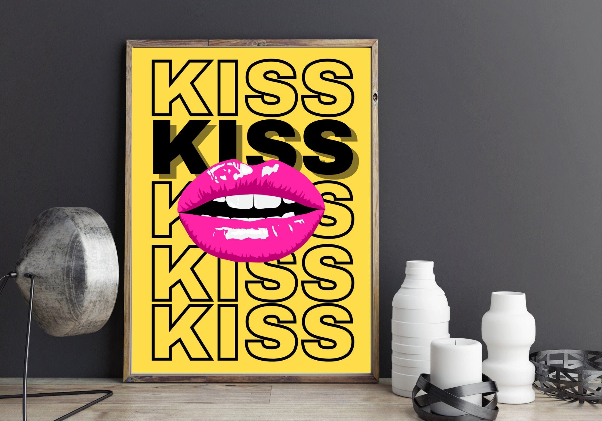 KISS Art Print / Impresión de pared inspiradora / Divertida | Etsy