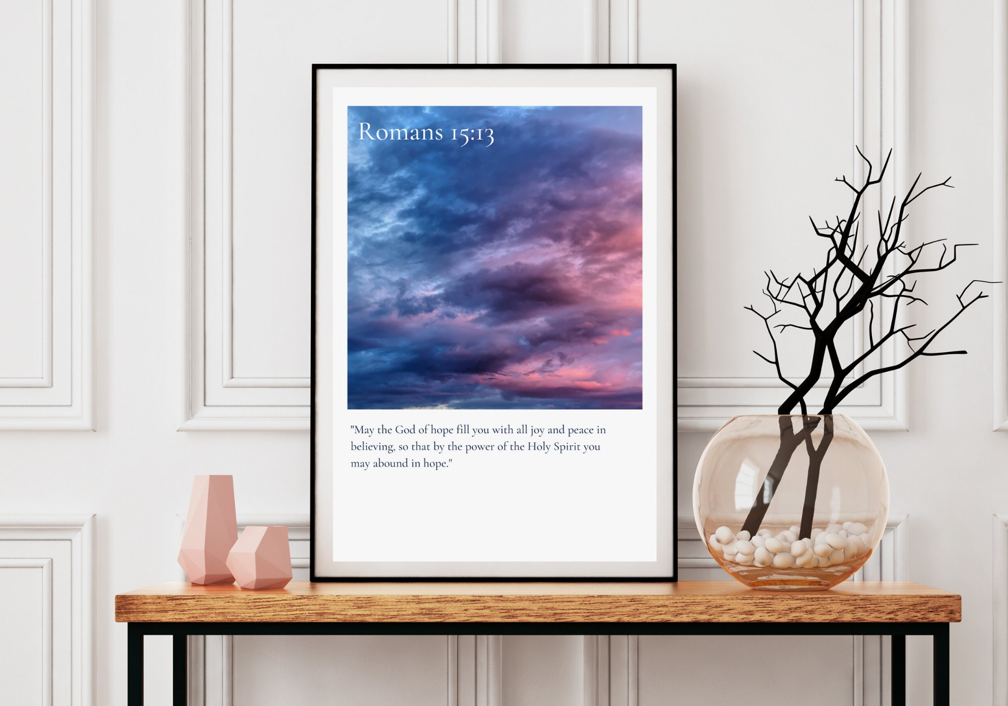 Custom Bible Verse Inspirational Wall Print Bible Christian - Etsy