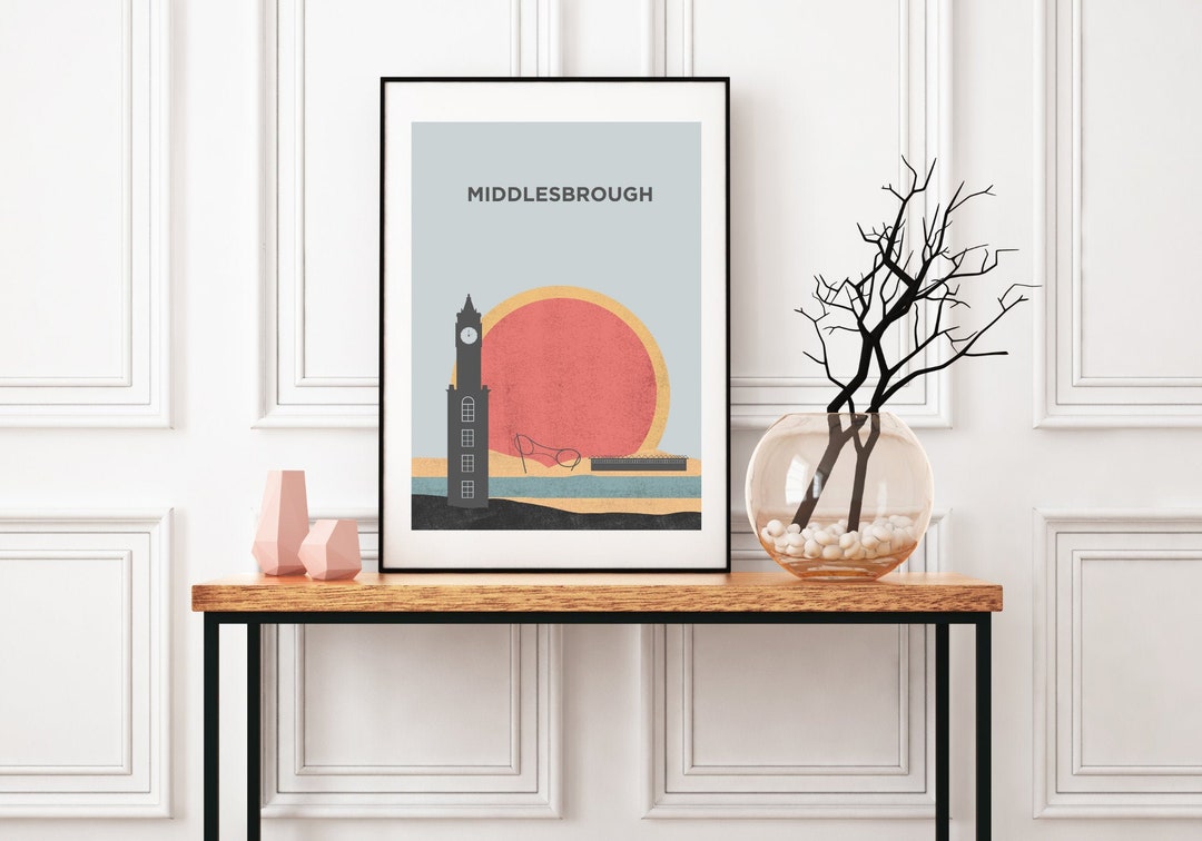 Middlesbrough Art Print – Teesside North East Wall Décor, North ...
