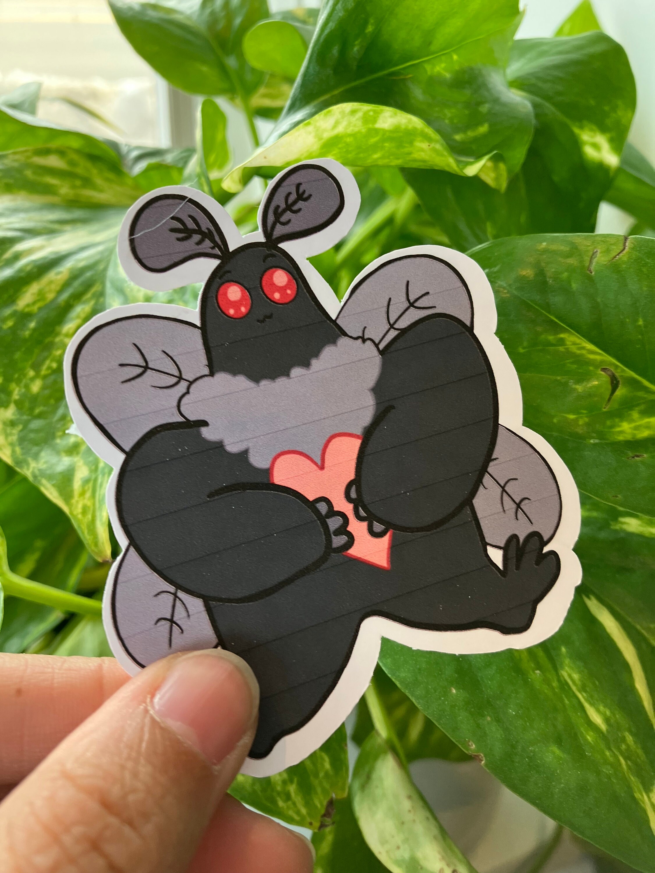 Mothman Loves You Sticker - Etsy