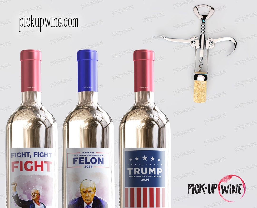 Trump Wine Label: MAGA Republican Gift, Patriotic Party Decor - Etsy