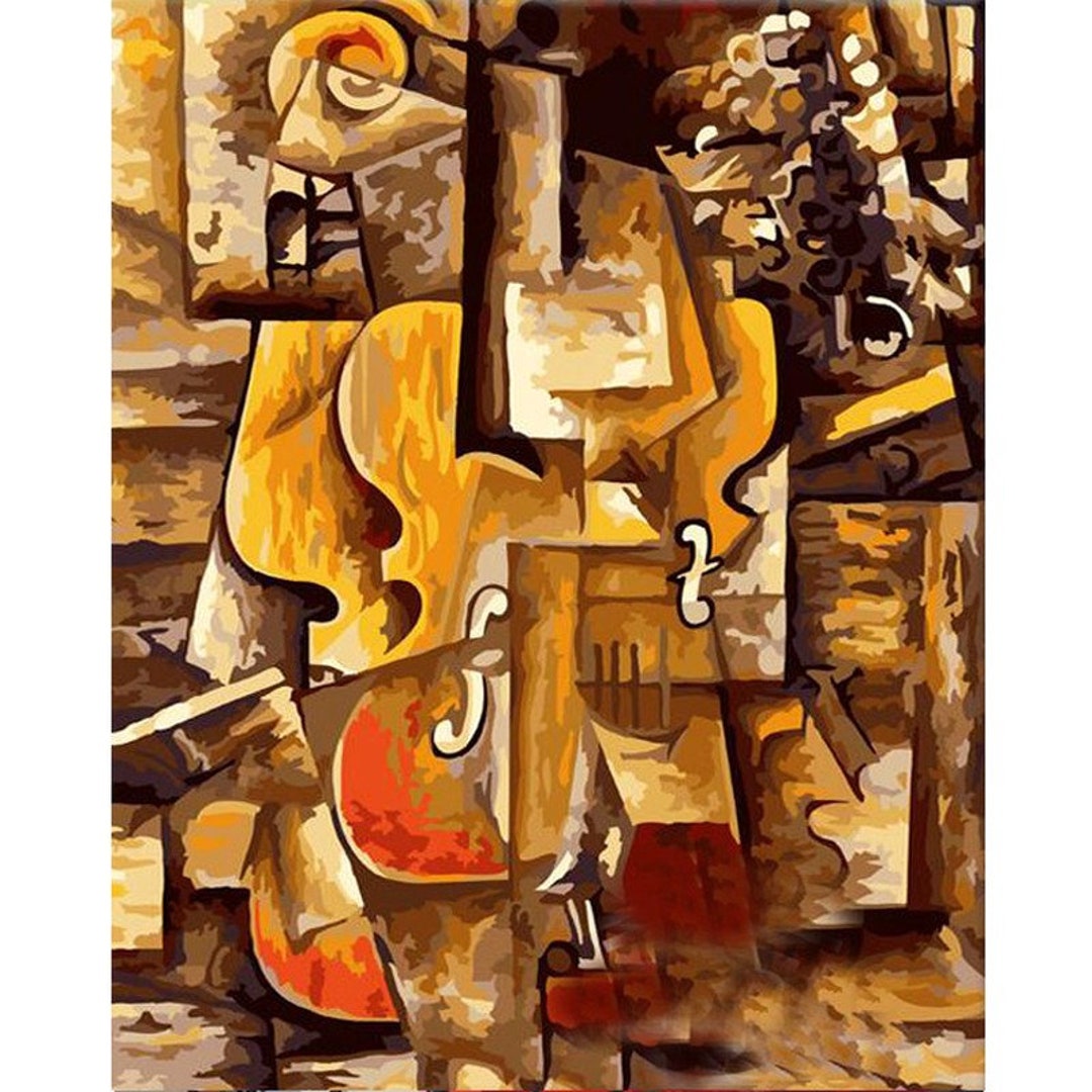 Violin and Grapes by Pablo Picasso 1912 DIY Painting by - Etsy