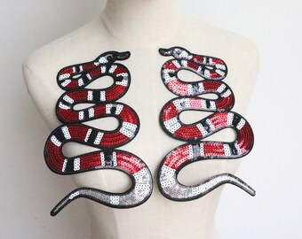 Snake Iron on Patch - Etsy