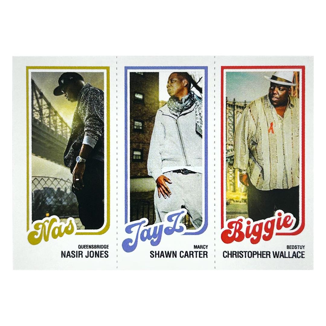 East Coast ALL STARS 1980 BIG Esco Hov | Custom Hip-hop Trading Card - Etsy
