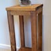Solid Wood Tall Side Table - H70 X W30 X D30cm - Various Colours ...