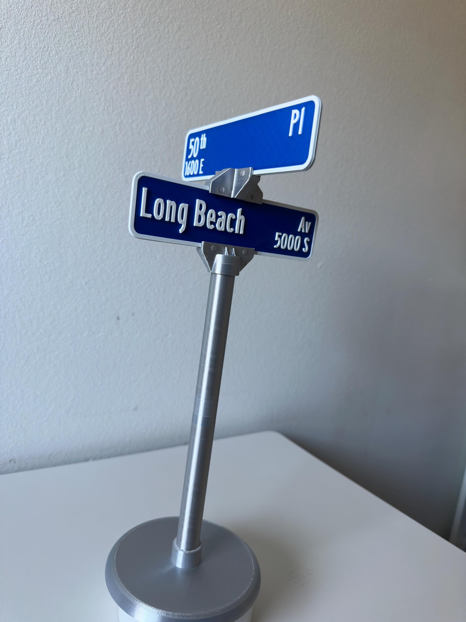 Custom 3D Printed Street Sign – Personalized Mini Street Sign Decor - Etsy