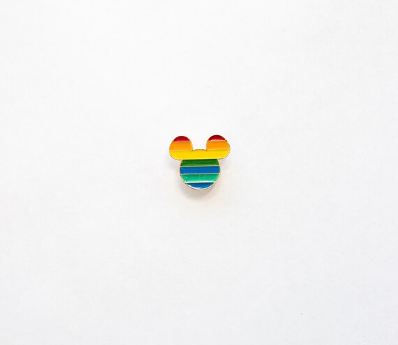 Disney PRIDE Mickey Mouse Disney Enamel Pin Lapel Pin | Etsy