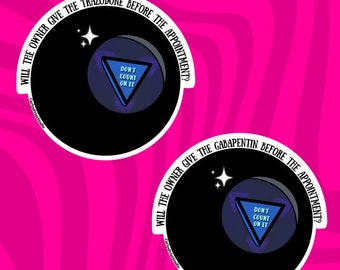 Magic 8 Ball Sticker - Etsy