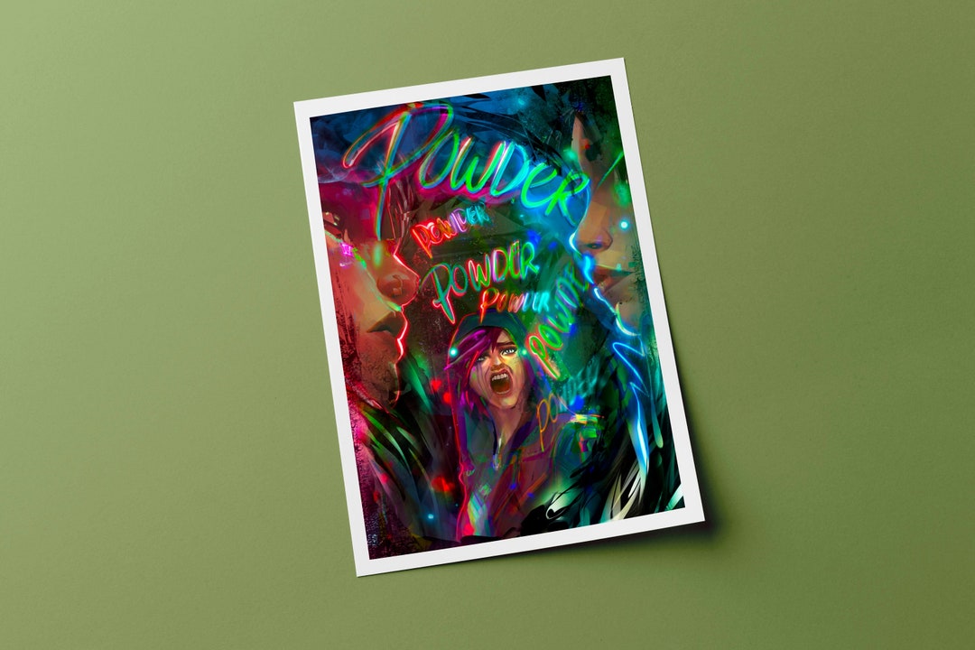 Vi Vs Jinx Arcane Print - Etsy