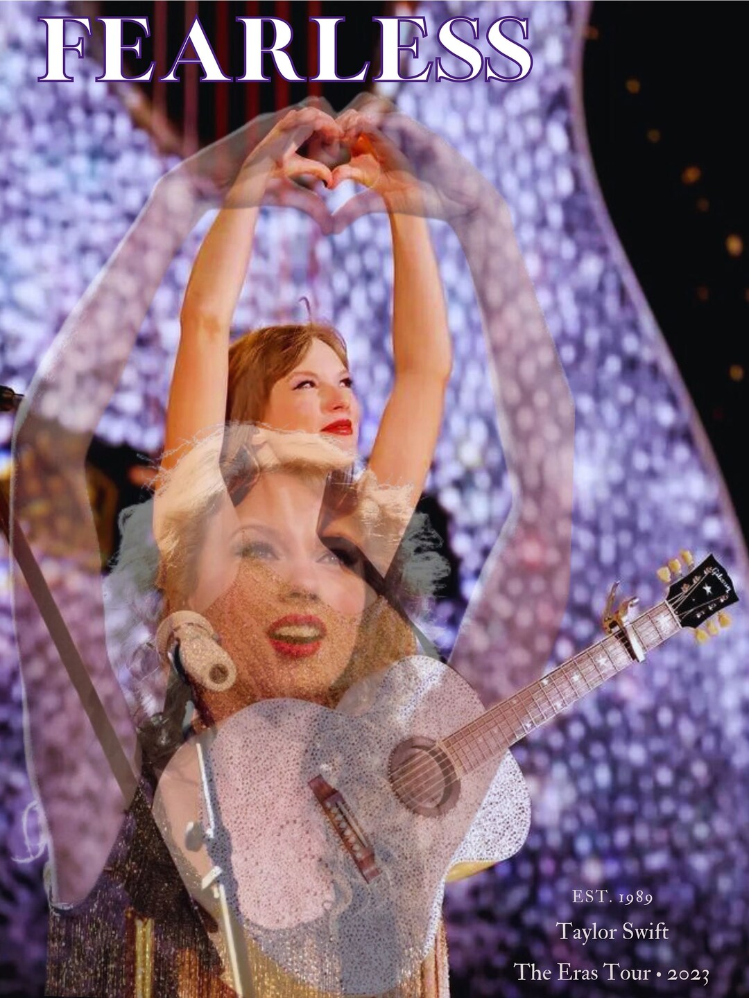 Taylor Swift Fearless Poster Digital Art Frame Work Eras Tour Download ...