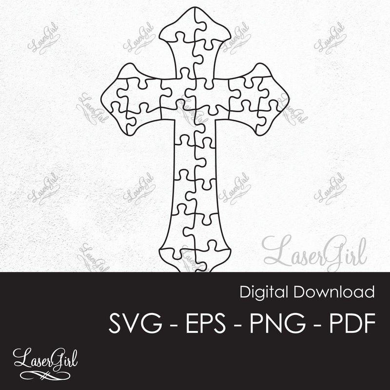 Laser Cut Cross With Name - Etsy